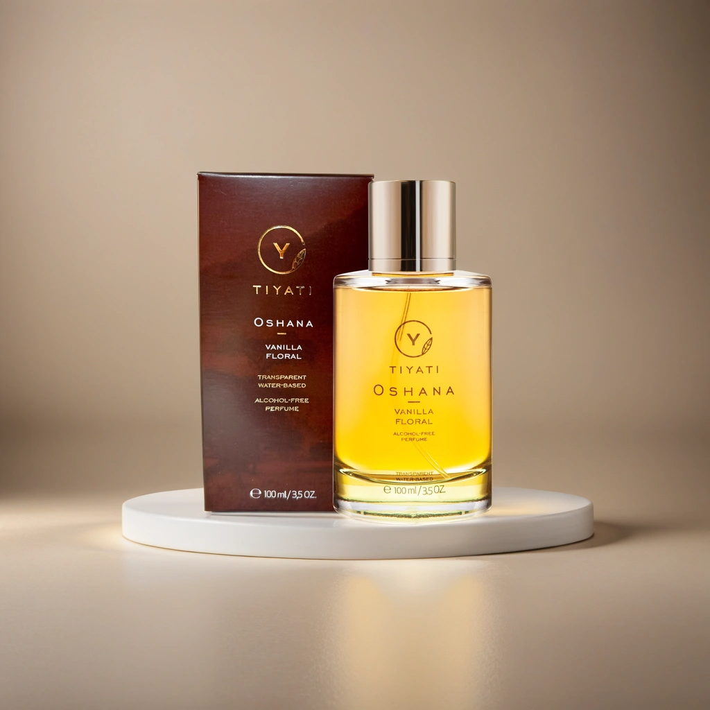 Alcohol-free vanilla floral eau de toilette | Transparent water-based ...